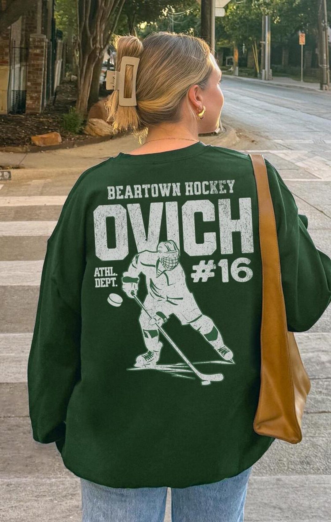 Beartown Benji Ovich #16 Sweatshirt: Bookish Hockey Fan Pullover - Etsy