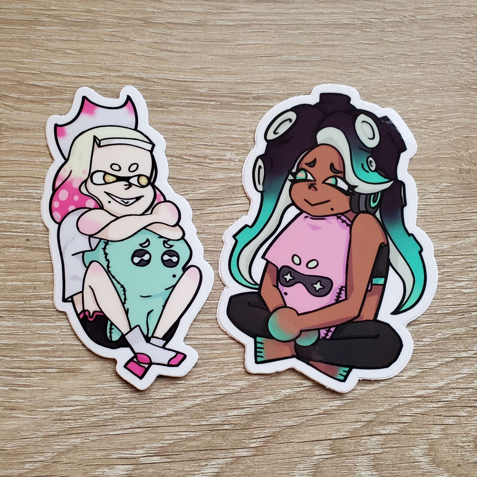 Splatoon Sleepover Stickers - Etsy