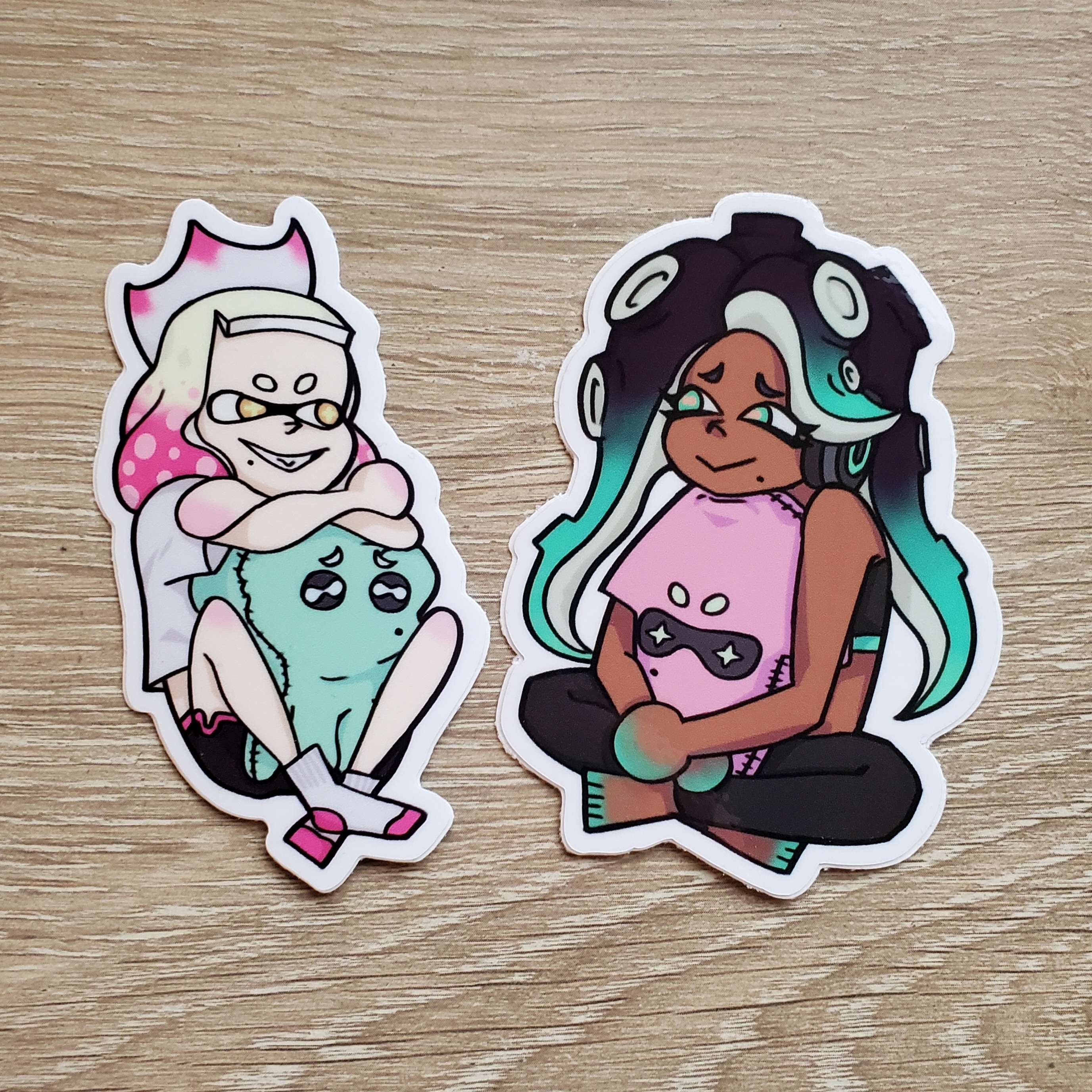 Splatoon Sleepover Stickers - Etsy