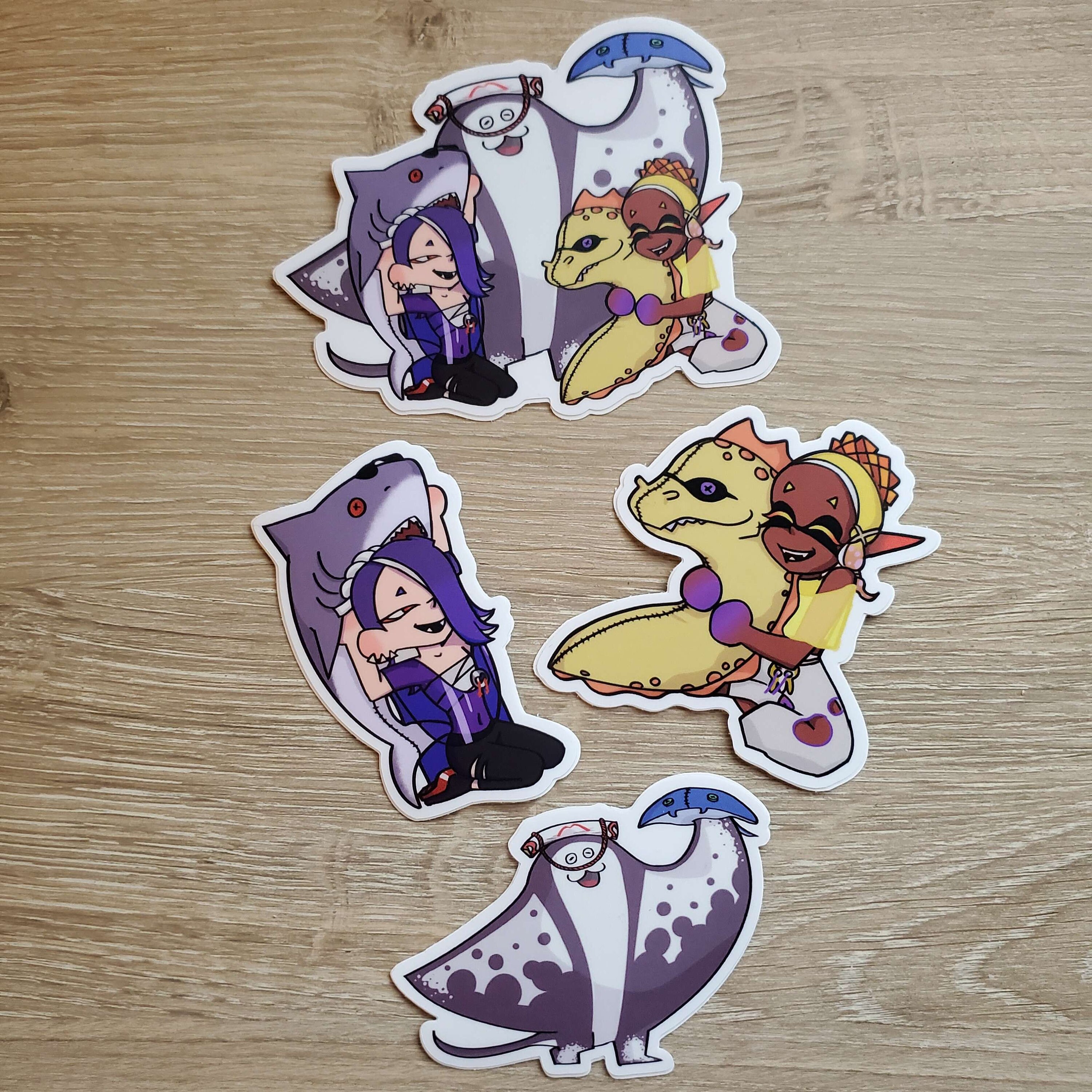 Splatoon Sleepover Stickers - Etsy