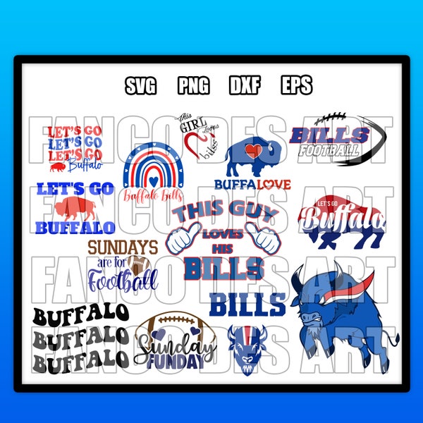 Buffalo Bills Svg - Etsy UK