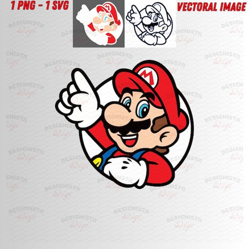 Super Mario Circle Emblem Logo Png Svg,super Mario Icon Png Svg,super ...