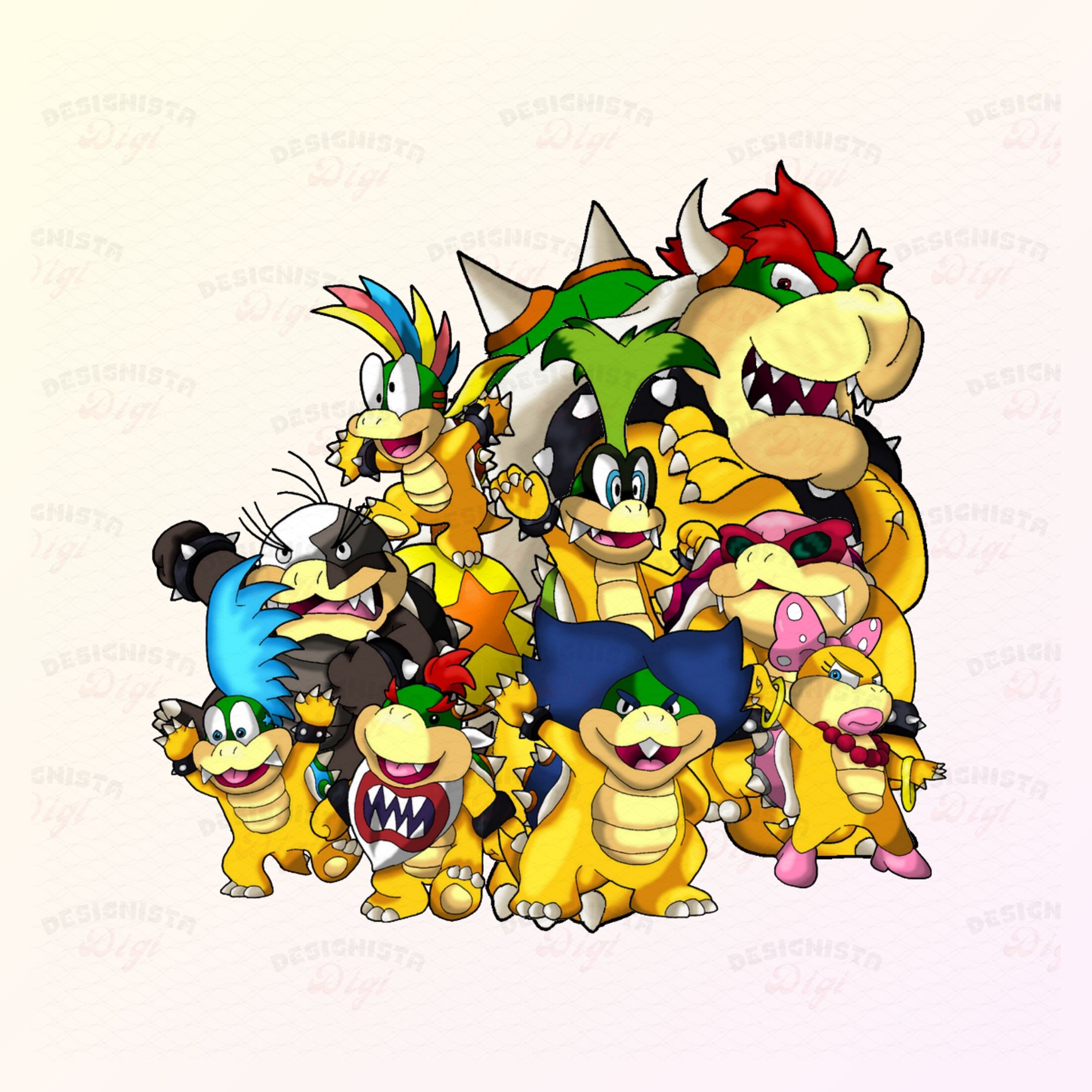 Mario Bowser Kids