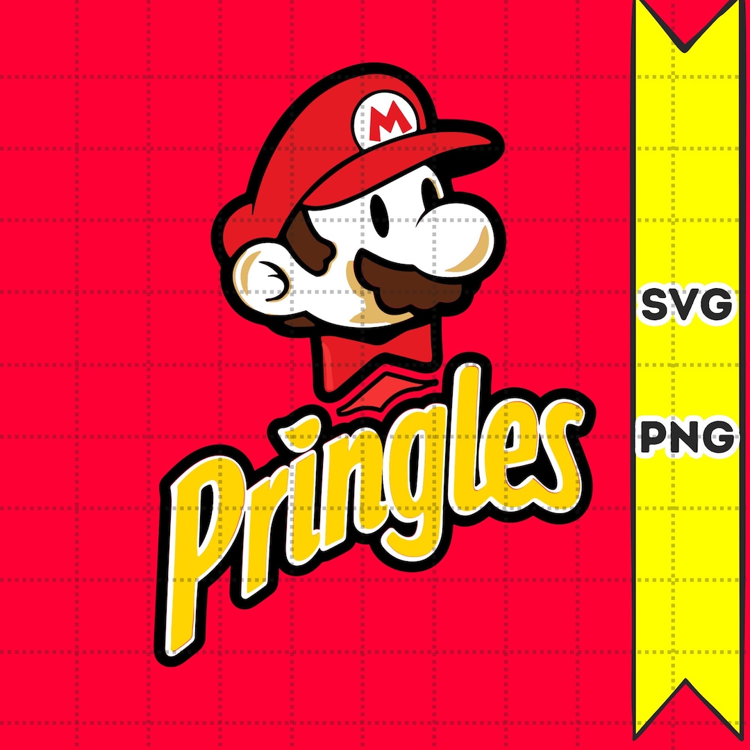 Super Mario Potato Chips Man Svg Png,super Mario Pring Logo Layered Svg ...