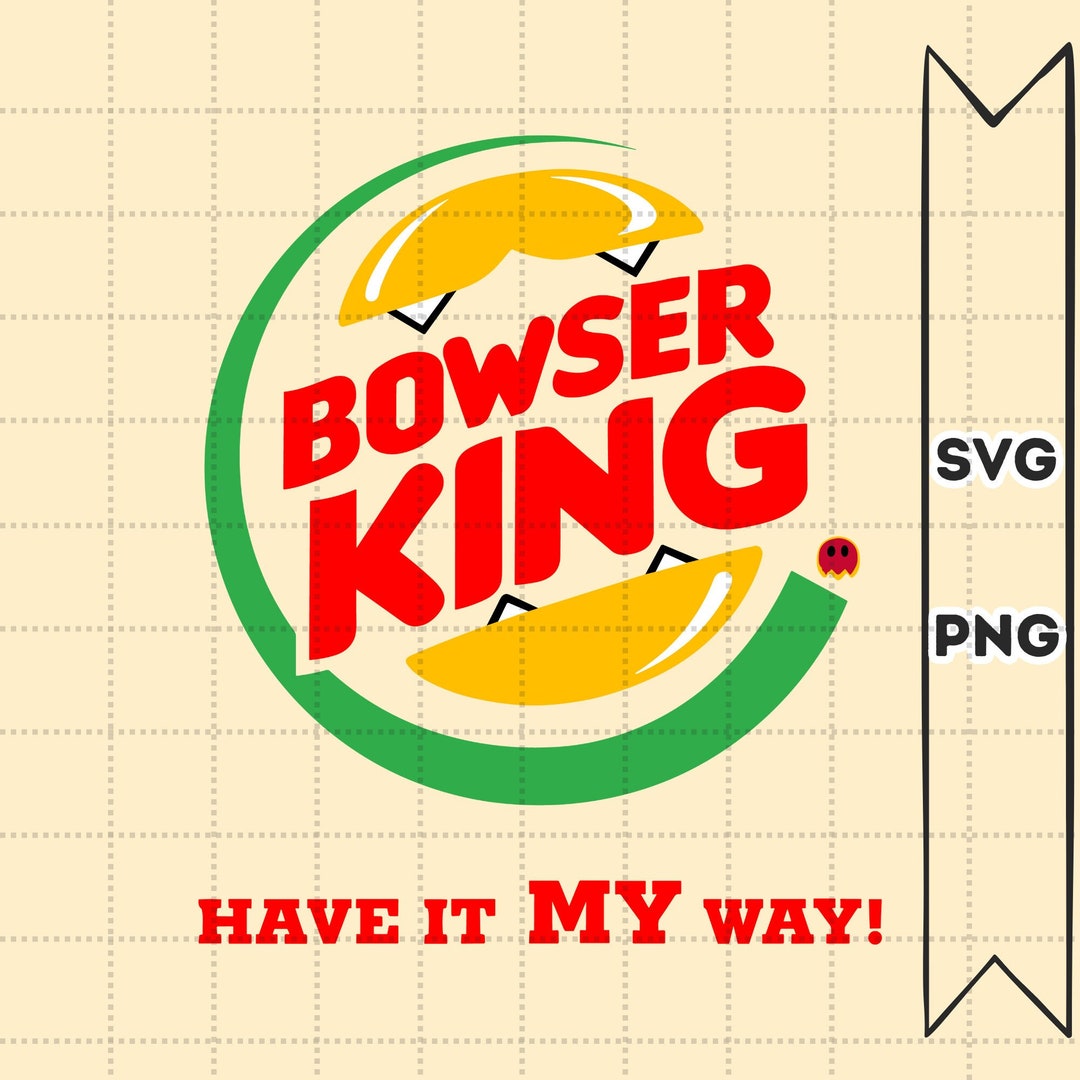 Super Mario Bowser King Koopa Logo Layered Svg Pngking Bowser - Etsy UK