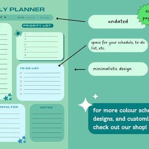 Digital + Weekly Planner BUNDLE, Productive Organization Journal ...