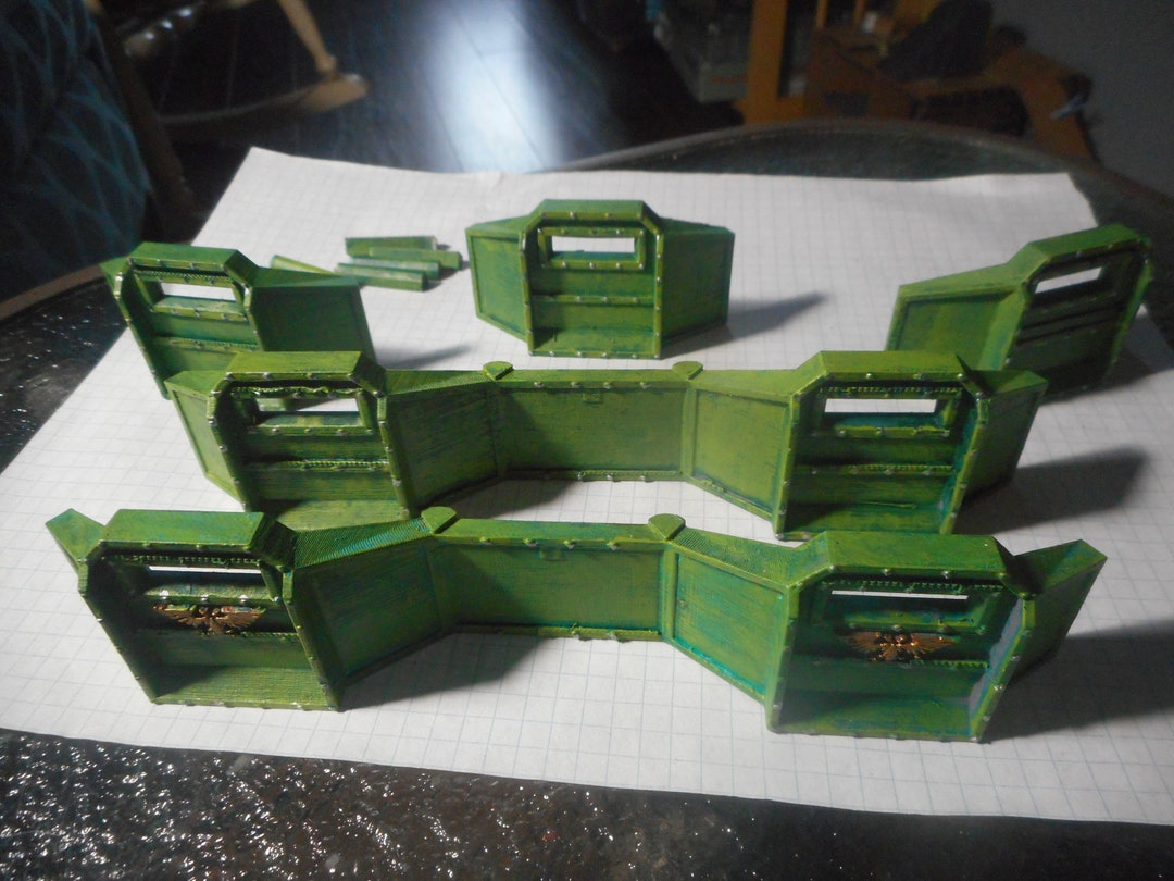 40k 3d Printed Defense Line - Etsy