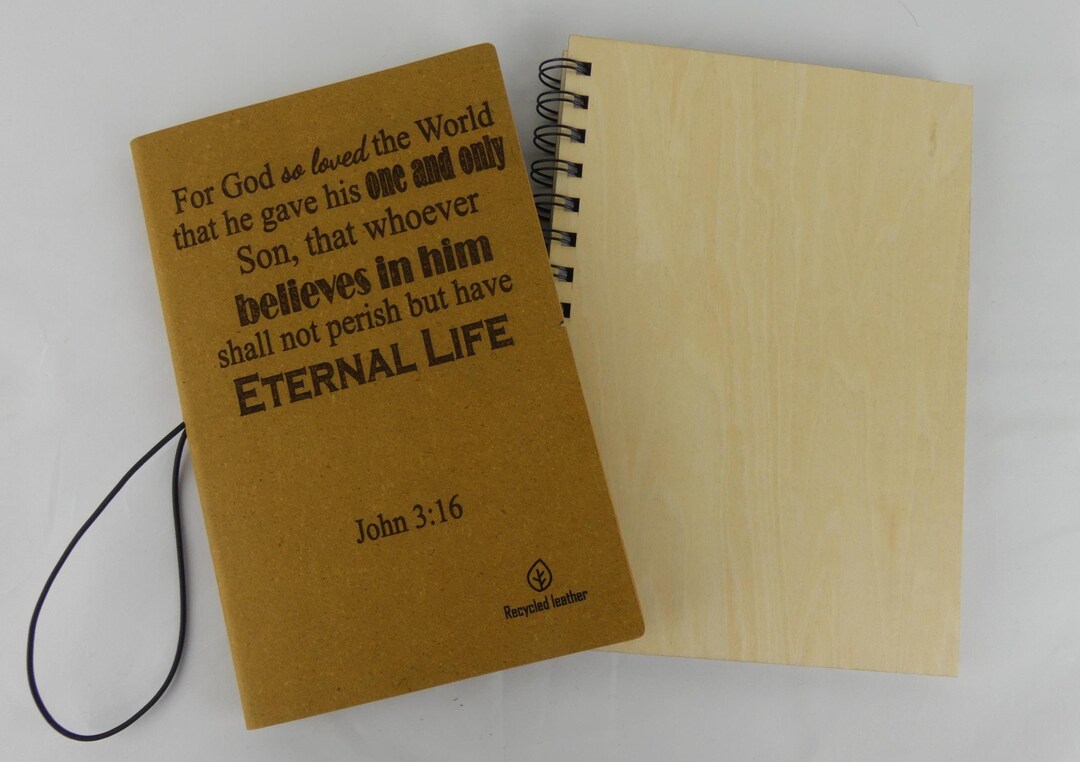 Choose Your Own Bible Verse Personalised Notebook Choose Between Small ...