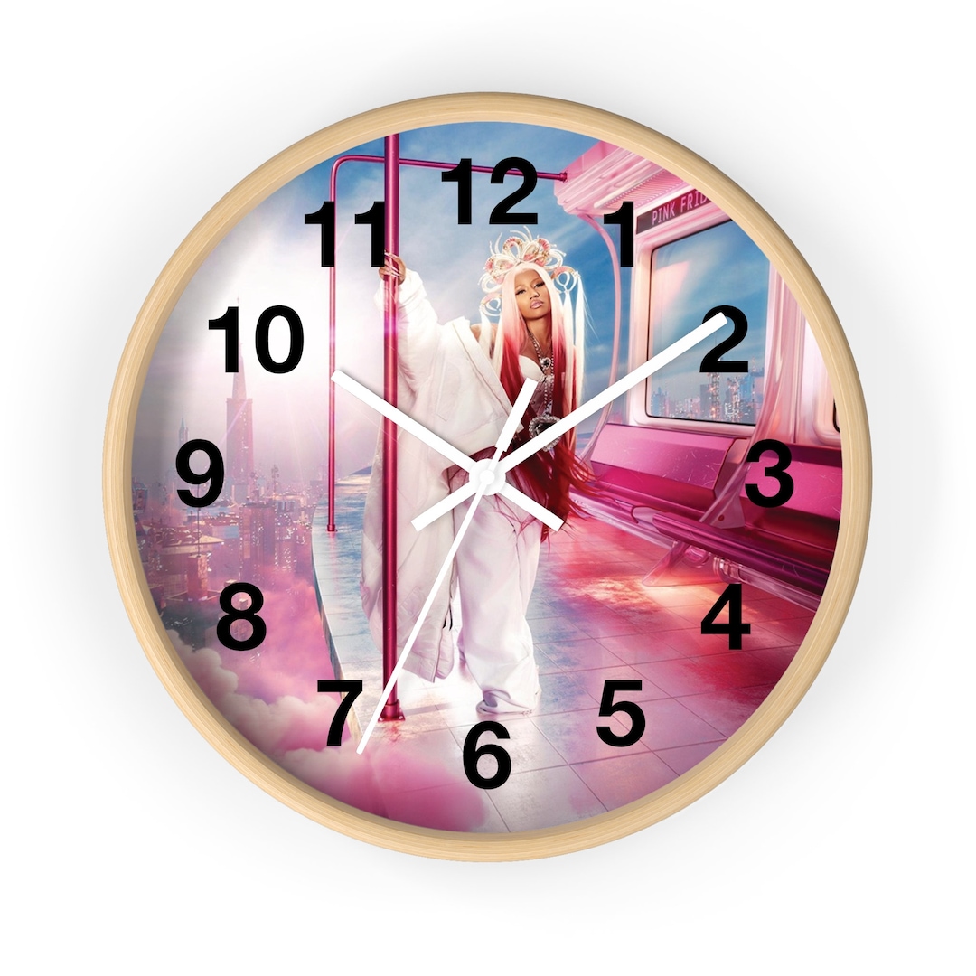 Nicki Minaj Pink Friday 2 Wall Clock, Nicki Minaj Fan Gift, Nicki Minaj ...