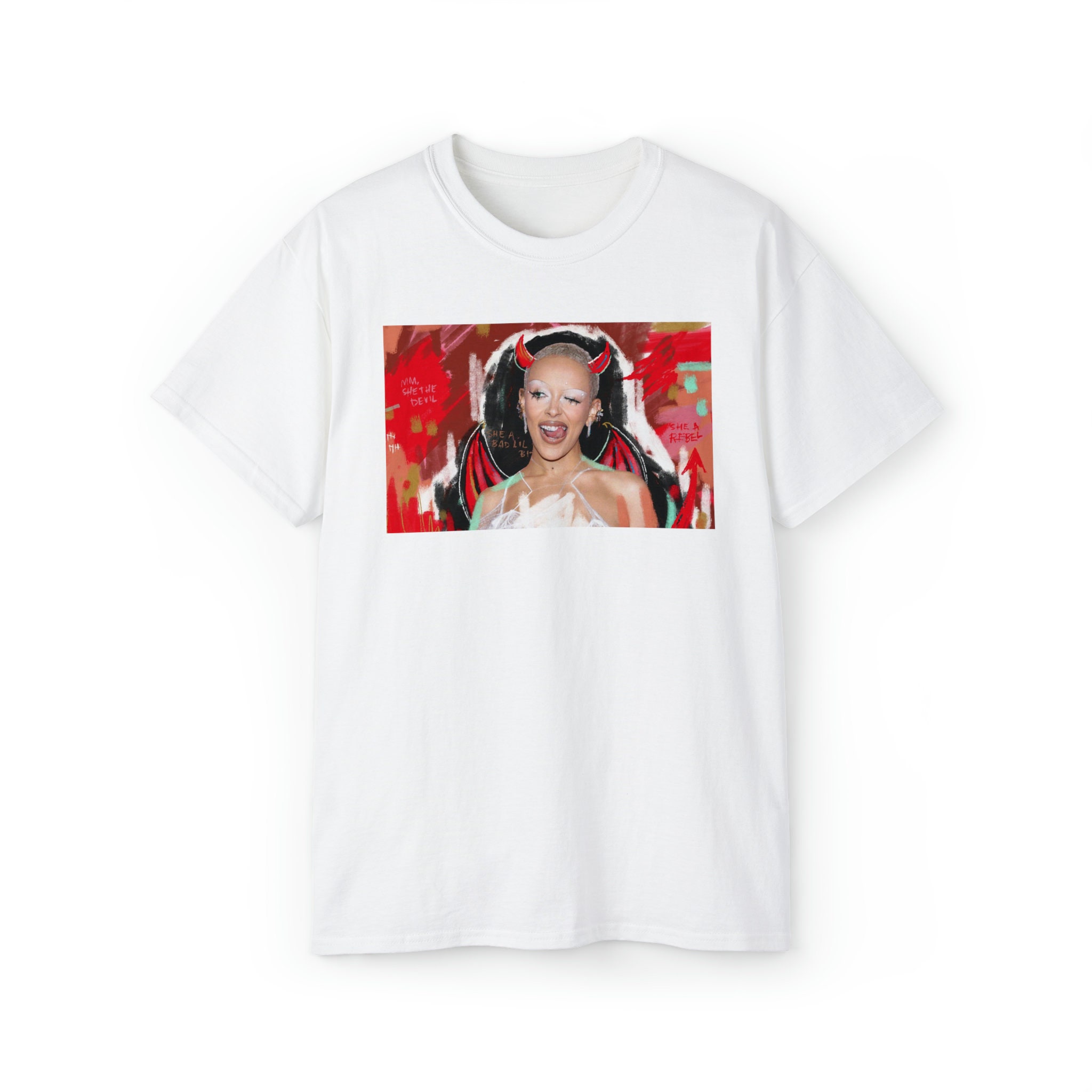 Doja Cat Devil Collage Doja Cat Scarlet Tour Tshirt Doja Cat - Etsy