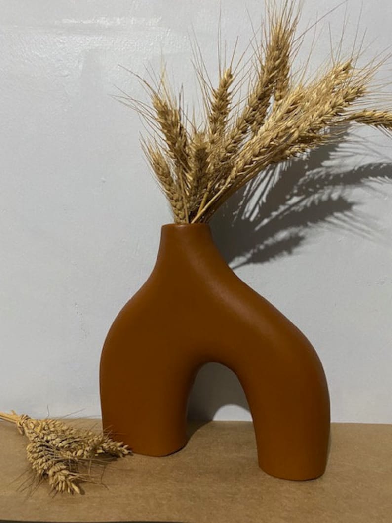 Camel , Mummy Brown Color Vase , Brown Shades Vases - Etsy