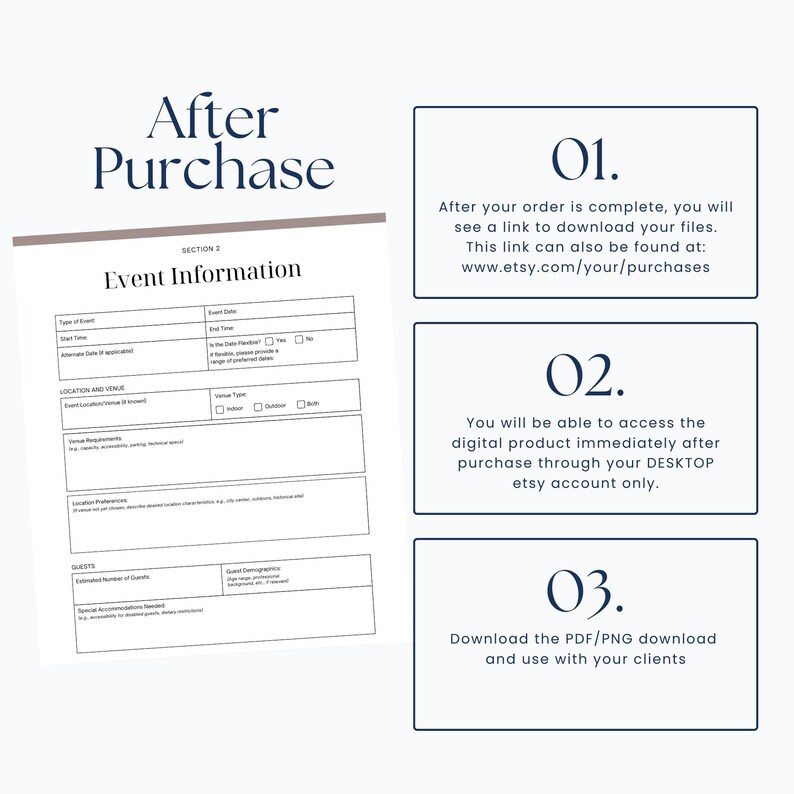 Editable Event Planning Intake Form | Canva Template | Client ...
