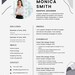 Modern Elegant Grey CV Resume Template | Instant Download | Editable in ...