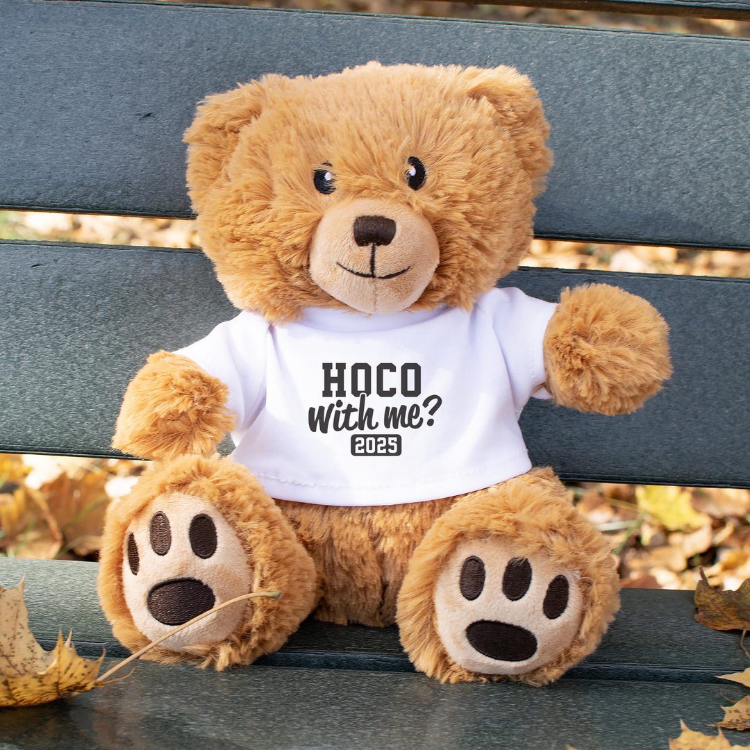 Hoco With Me? 2025 Stuffed Bear, Cute Homecoming Gift Present Stuffed ...