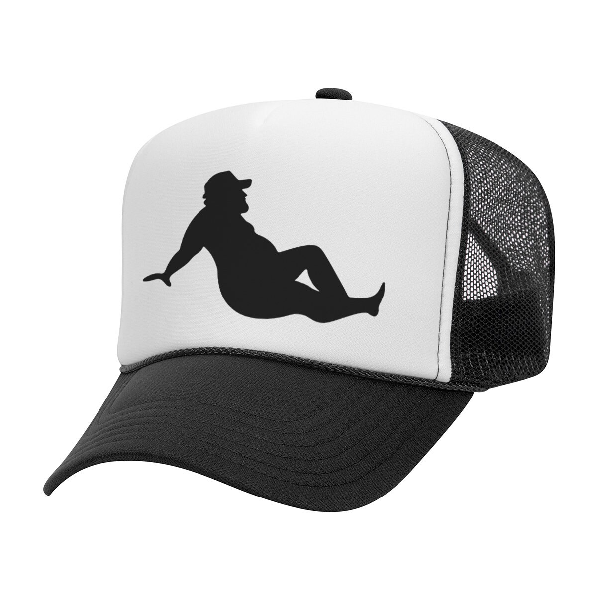 Funny Sexy Fat Guy Trucker Cap, Cute Women's Trucker Hat, Mud Flap ...