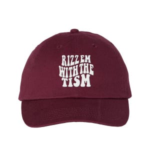 Rizz Em With the Tism Embroidered Dad Hat, Cute Women's Dad Hat, Women ...