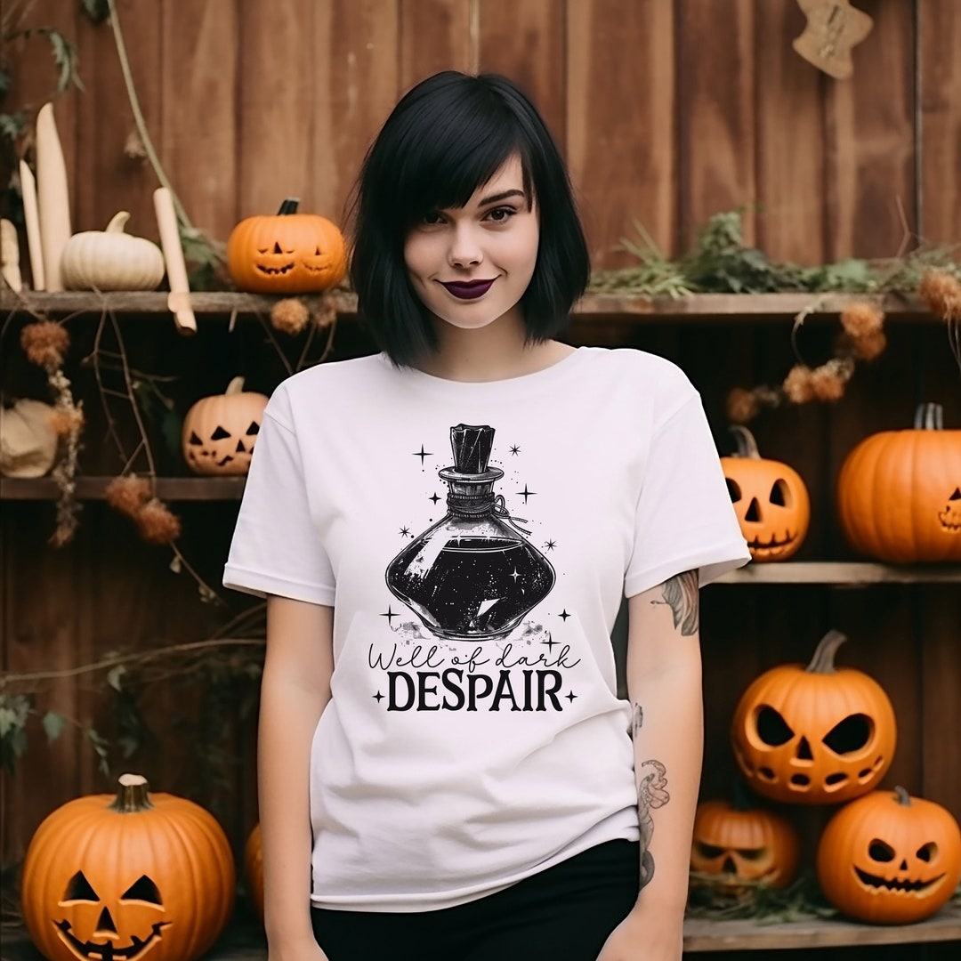 Well of Dark Despair Unisex Graphic Shirt, Goth Gothic Shirt - Etsy