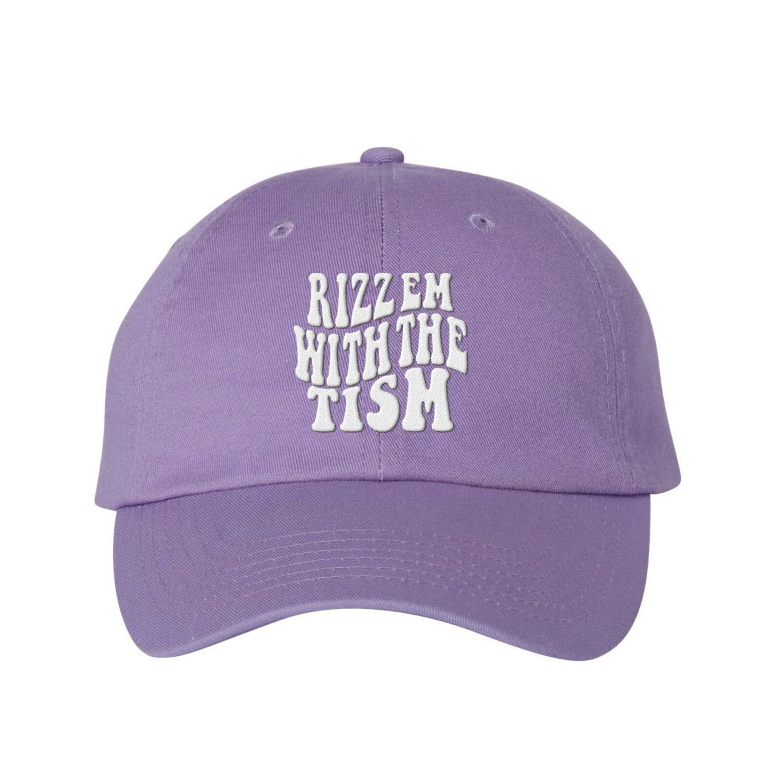 Rizz Em With the Tism Embroidered Dad Hat, Cute Women's Dad Hat, Women ...