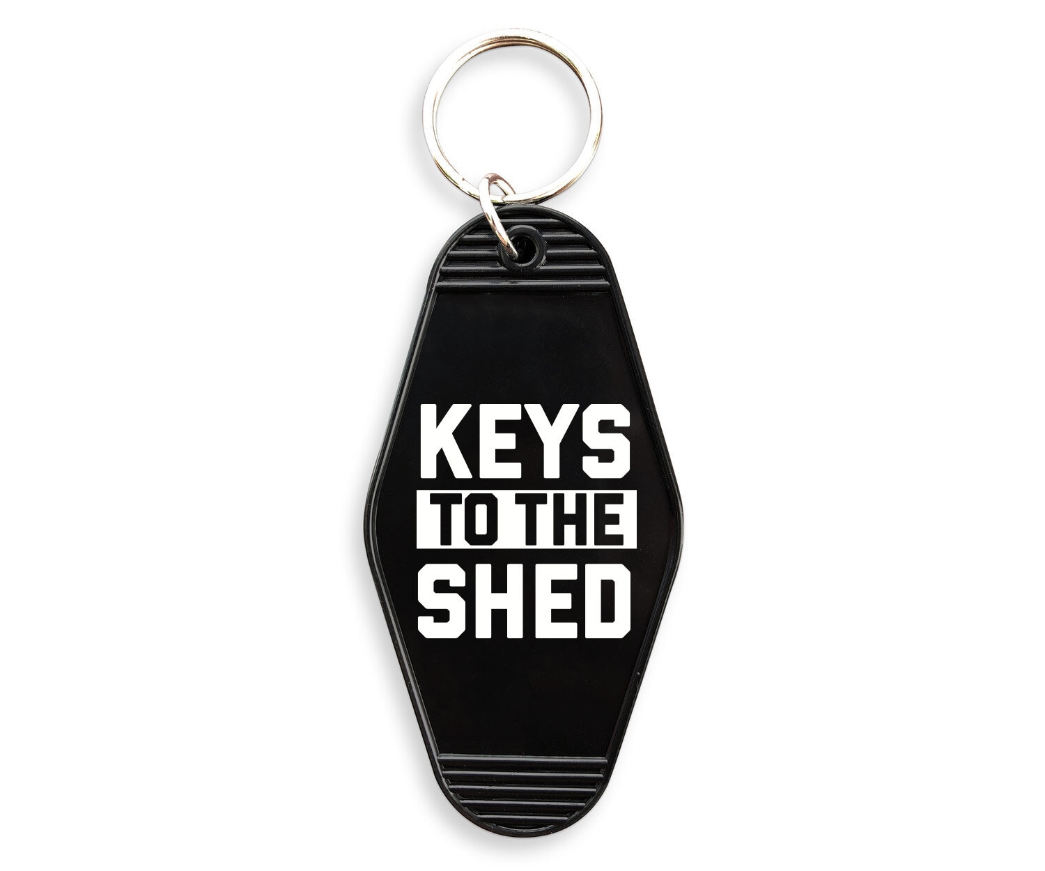 Keys to the Shed Motel Keychain, Cute Retro Style Keychain Gift ...