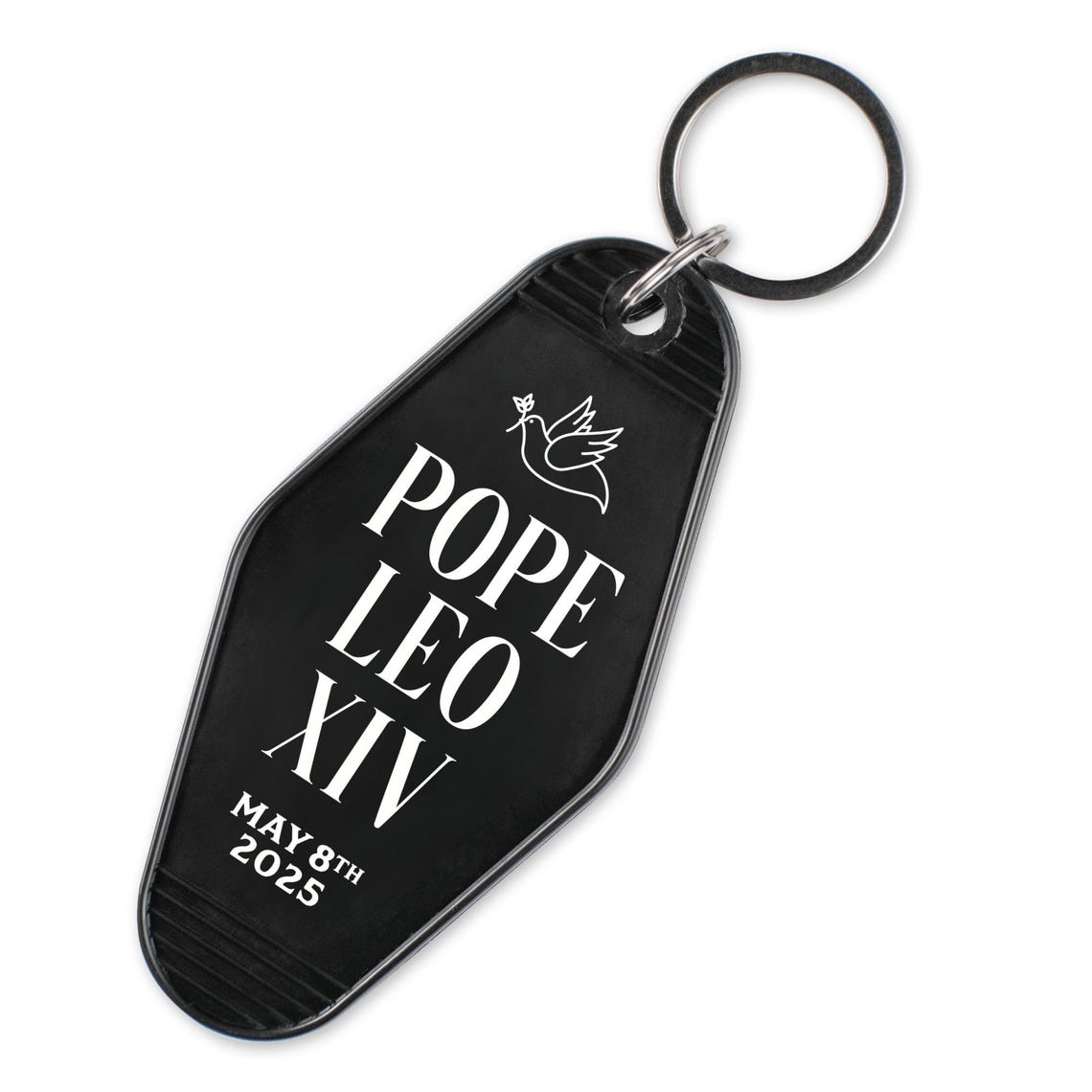 Pope Leo XIV Motel Keychain, New Pope First American Pope Keepsake ...