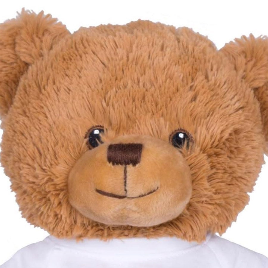 Custom Text Stuffed Bear, Cute Personalized Birthday Anniversary Gift ...