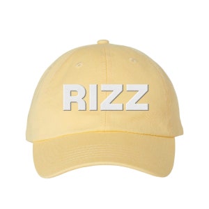 Rizz Embroidered Dad Hat, Funny Slang Dad Hat, Women's Hat, Rizz Gift ...