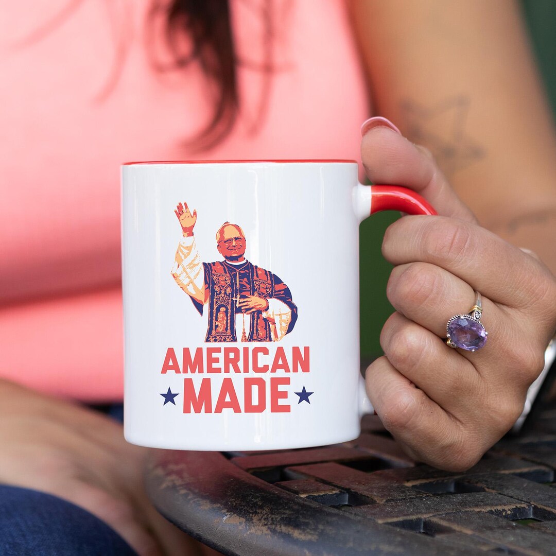 American Made Pope Leo Ceramic Coffee Mug | New Pope Mug, Catholic Gift ...