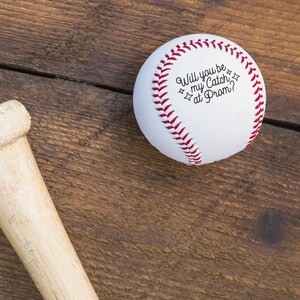 Will You Be My Catch at Prom? Baseball Ball | Baseball Promposal | High ...