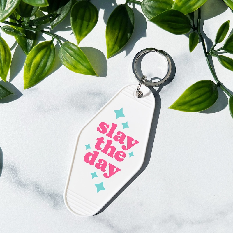 Slay the Day Keychain - Etsy