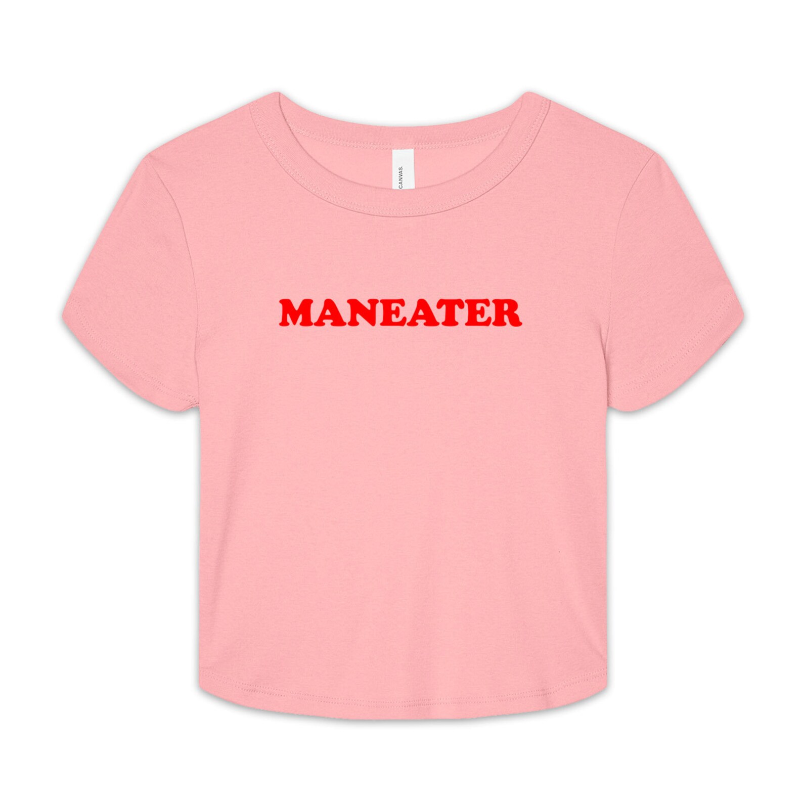 Maneater Baby Tee, Cute Soft Girl Baby Fit Shirt, Baby Crop Tee, Y2K ...