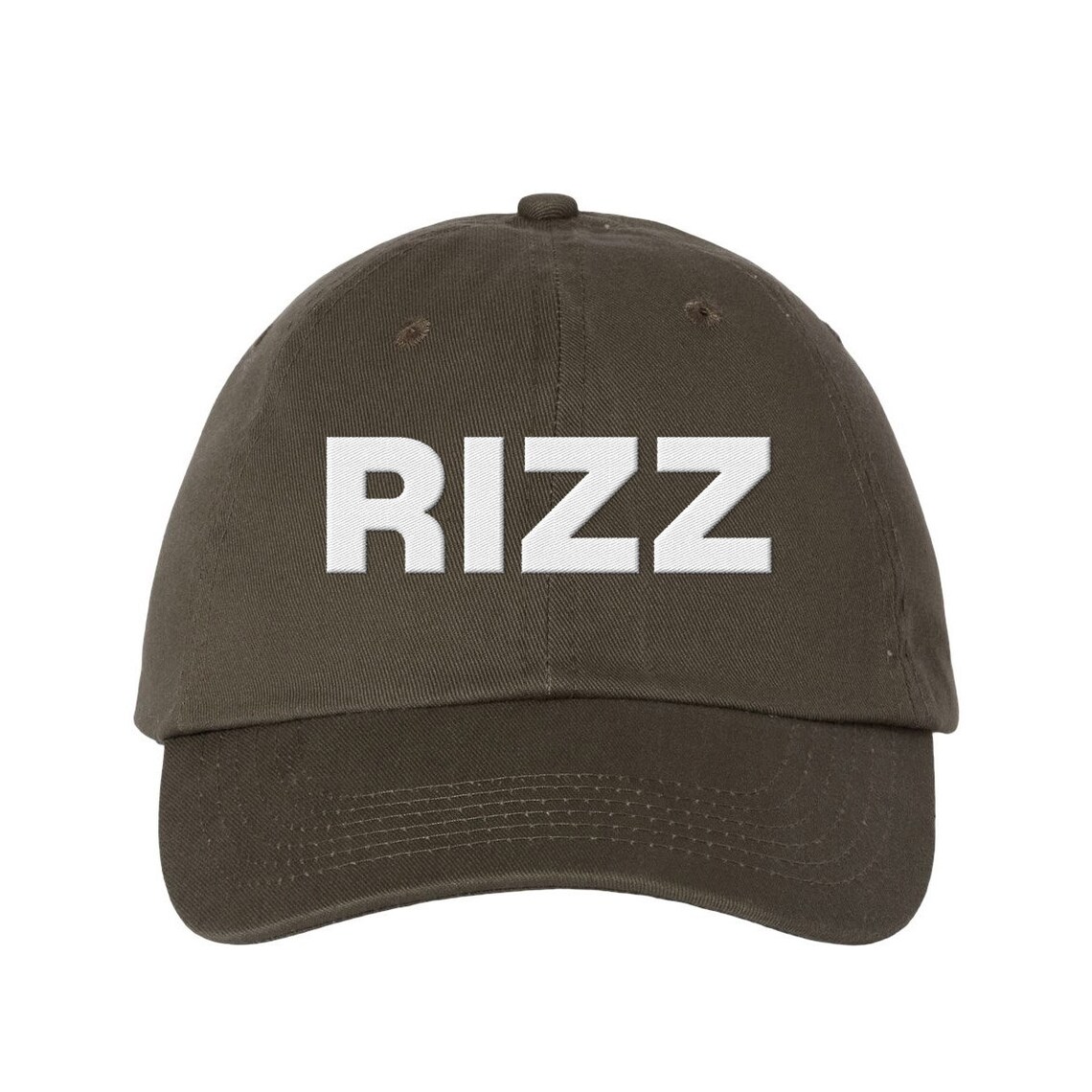 Rizz Embroidered Dad Hat, Funny Slang Dad Hat, Women's Hat, Rizz Gift ...