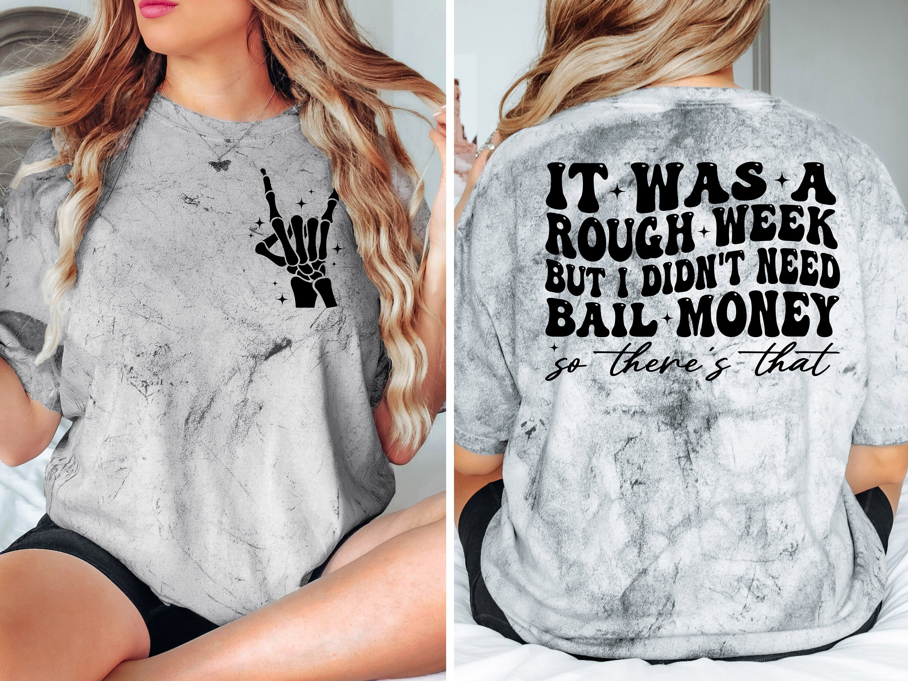 Didn't Need Bail Money Front and Back Unisex Graphic Shirt, Funny ...
