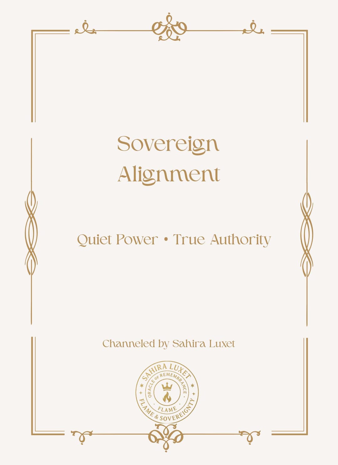 For Those Ready for Sovereign Alignment | Power & Authority Affirmation ...