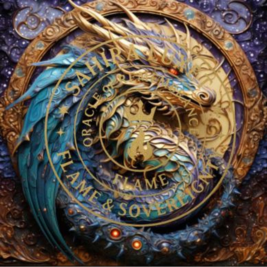 Tidespiral Keeper of Flow Dragon Guardian Digital Altar Print Download ...