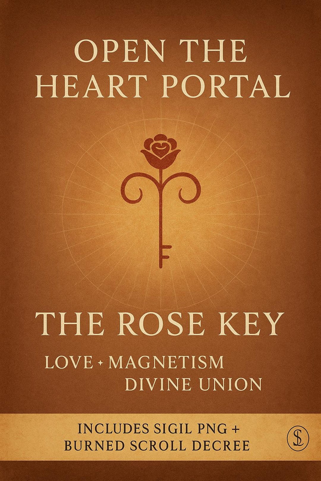 Love Attraction Sigil | the Rose Key | Self-love • Romantic Magnetism ...