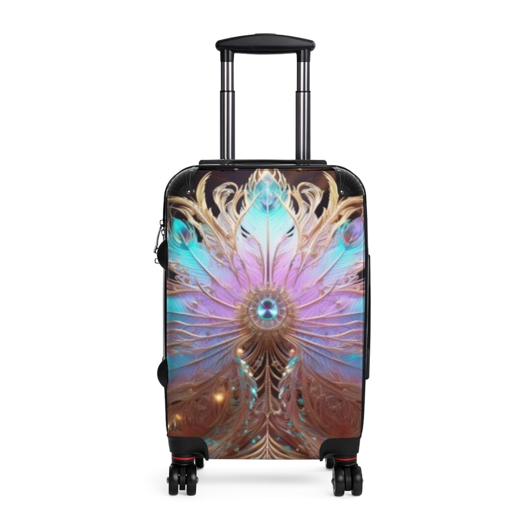 Prismatic Feather Suitcase - Etsy