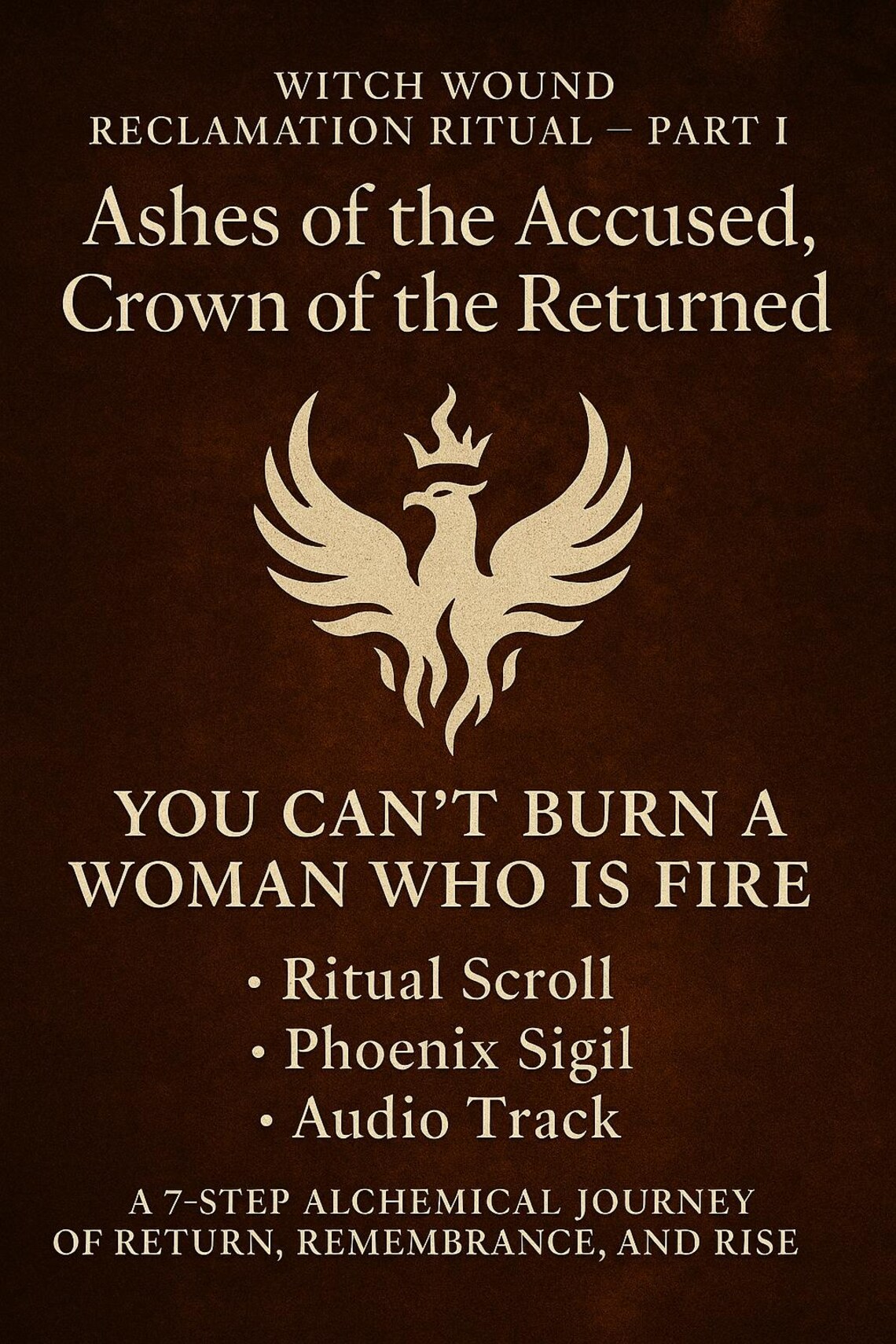 Witch Wound Reclamation Ritual Part I - Ashes of the Accused Crown of ...
