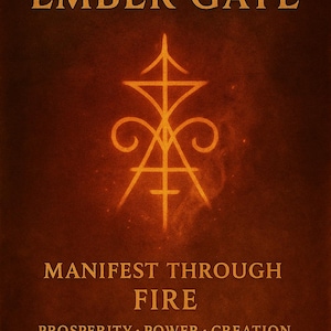 Manifestation Sigil | the Ember Gate | Prosperity • Flow • Creative ...