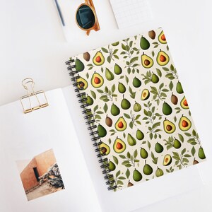 Avocado Lover Halves Vintage Creamy Leaves Plant Background Digital ...