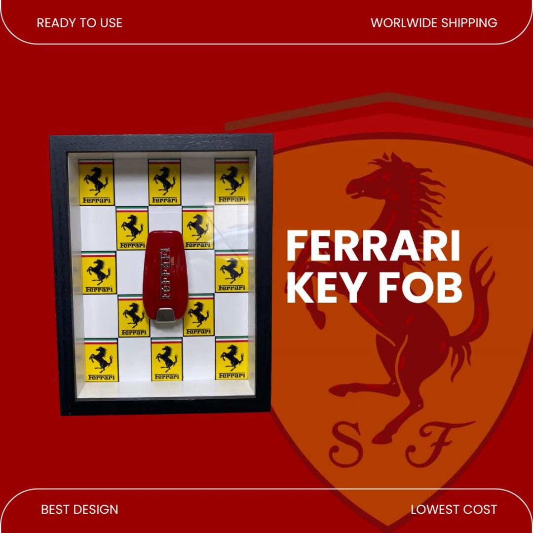 Ferrari Framed Key Fob - Etsy