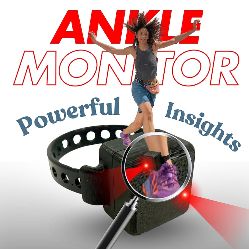 Ankle Monitor Flashing Light Ankle Monitor, Ankle Monitor Prop, Fake ...