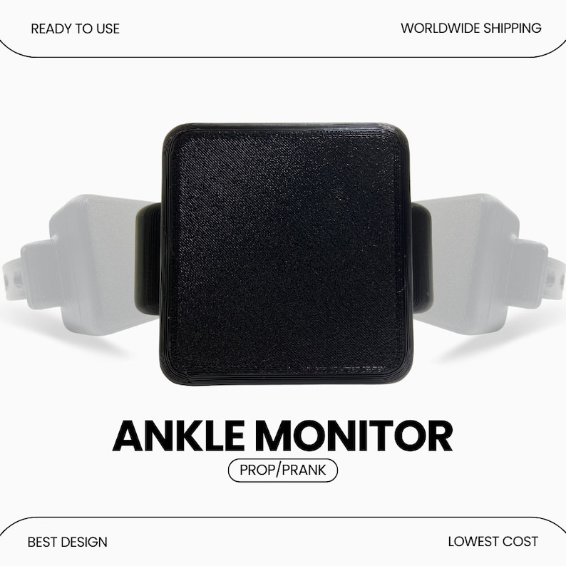 Prop / Fake - Ankle Monitor, GPS Tracker, House Arrest Bracelet , Fake ...