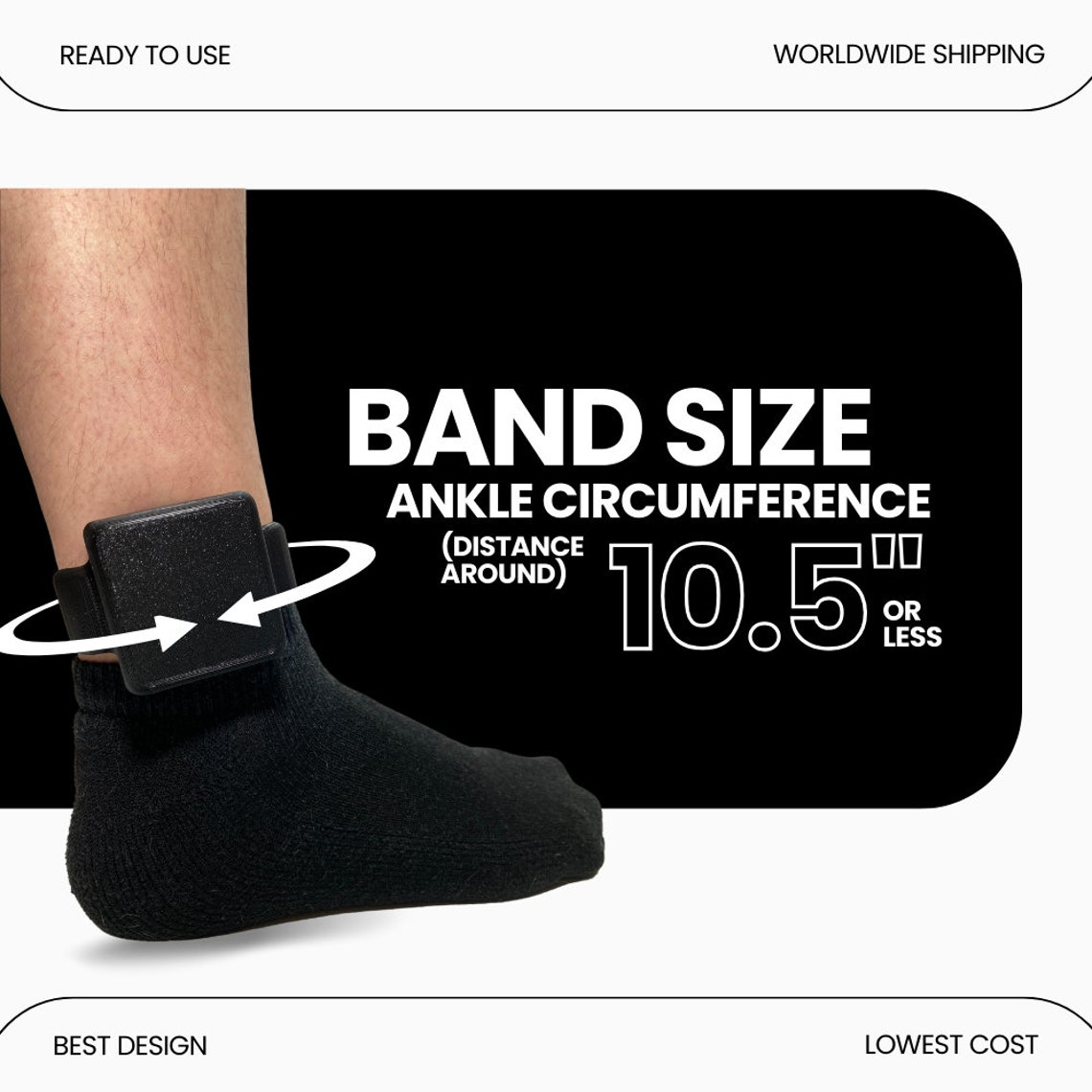 Prop Fake Ankle Monitor Gps Tracker House Arrest Bracelet Fake