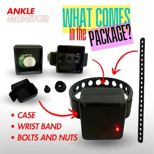Ankle Monitor Flashing Light Ankle Monitor, Ankle Monitor Prop, Fake ...
