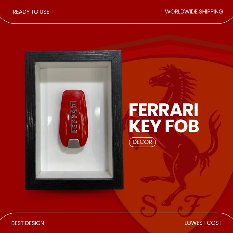 Ferrari Framed Key Fob - Etsy