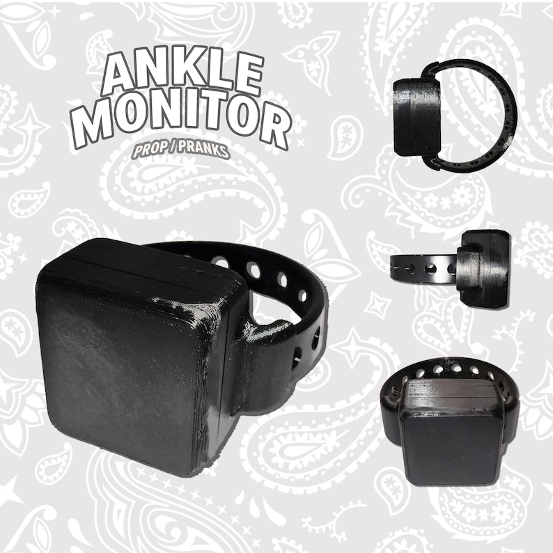 Ankle Monitor Prop & Flashing Light Ankle Monitor - Fake House Arrest ...
