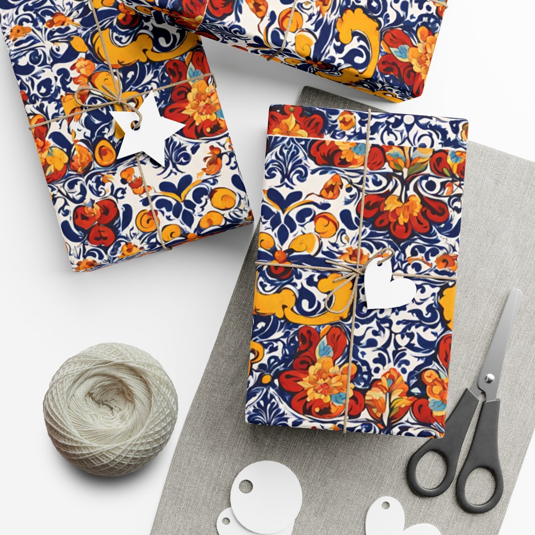 Gift Wrap Papers Holiday Gift Wrap Wrapping Paper Christmas - Etsy