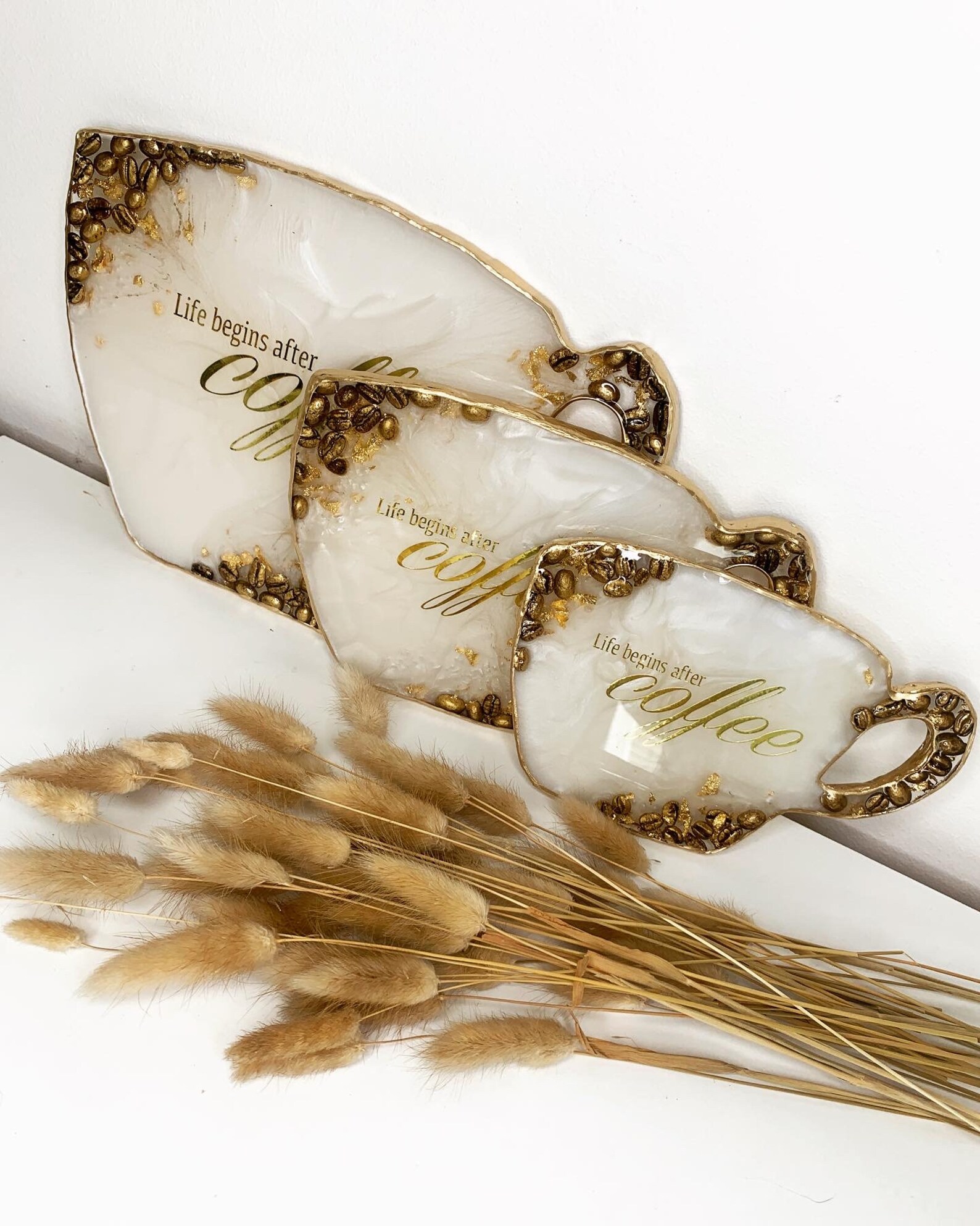 MEDIUM Resin Coffee Mug Coaster. 5/8 Inch - Etsy