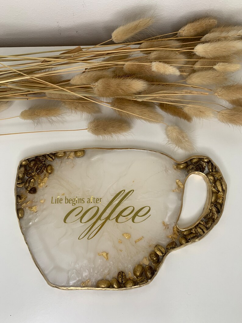 MEDIUM Resin Coffee Mug Coaster. 5/8 Inch - Etsy