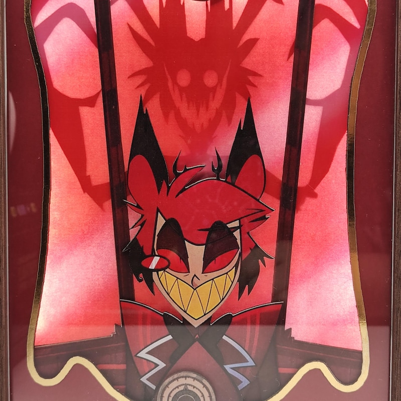 Hazbin hotel alastor shadow - Etsy.de